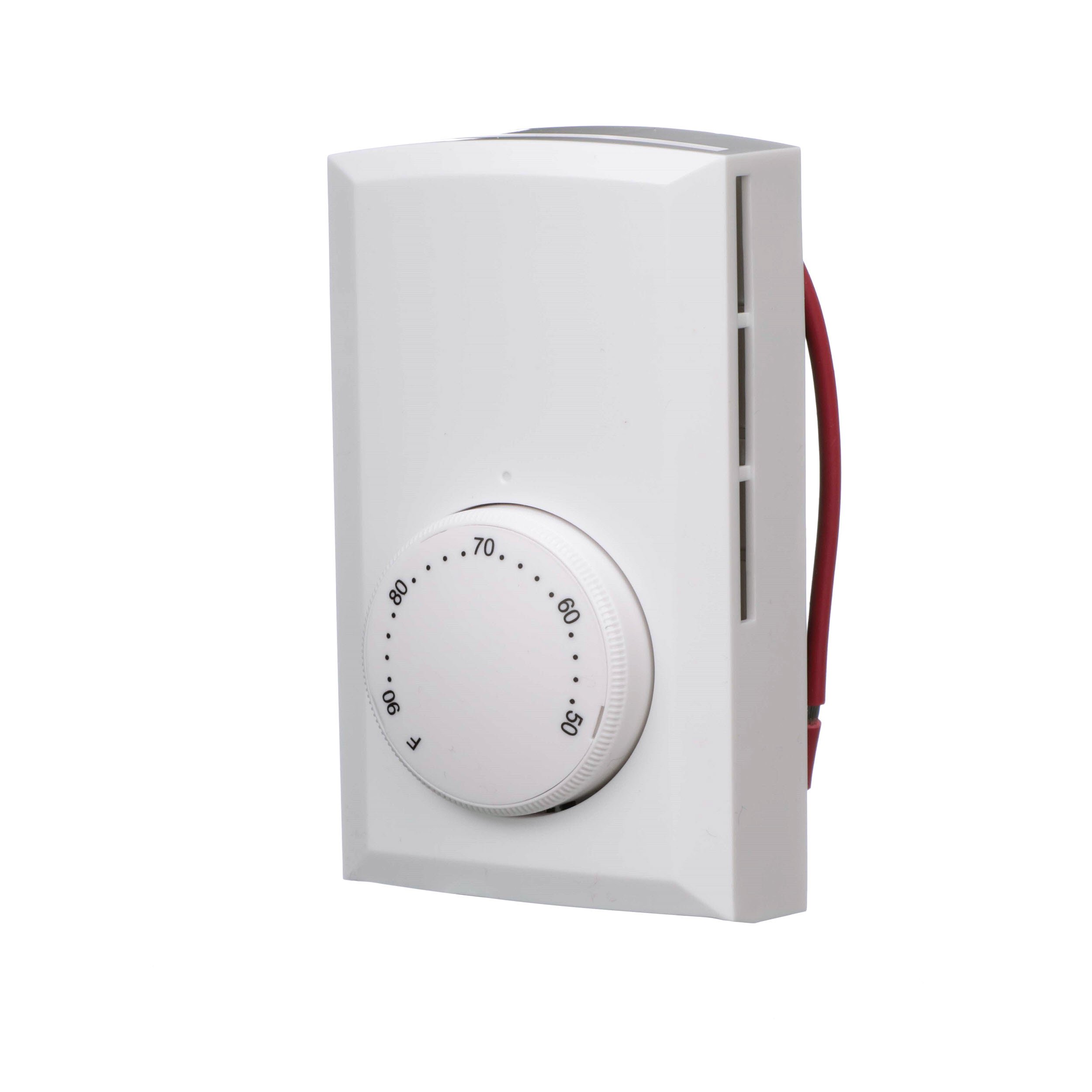 Cadet T521 Mechanical Single Pole Wall Thermostat 22A White Cadet