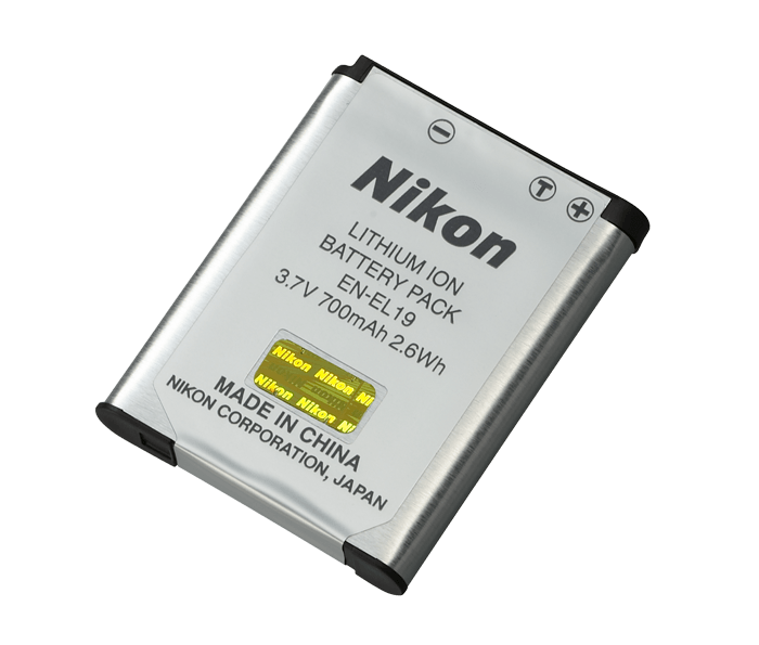 Nikon EN-EL19 Rechargeable Battery | COOLPIX Compact Camera Accessories ...