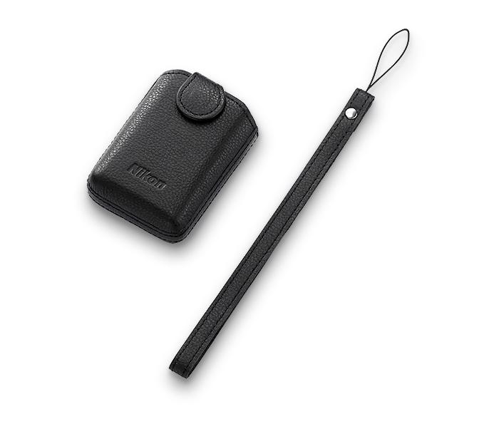 Nikon CS-CP4-1 Leather Case (Black) | COOLPIX Compact Camera ...