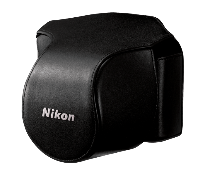 Nikon CB-N1000SA Black Leather Body Case Set | Nikon 1 Camera ...
