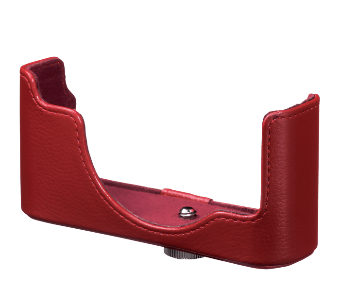 Nikon CB-N2000 Red Leather Body Case | Nikon 1 Camera Accessories ...