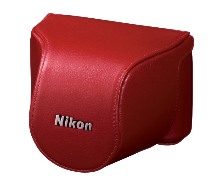 Nikon CB-N2000SE Red Leather Body Case Set | Nikon 1 Camera Accessories ...